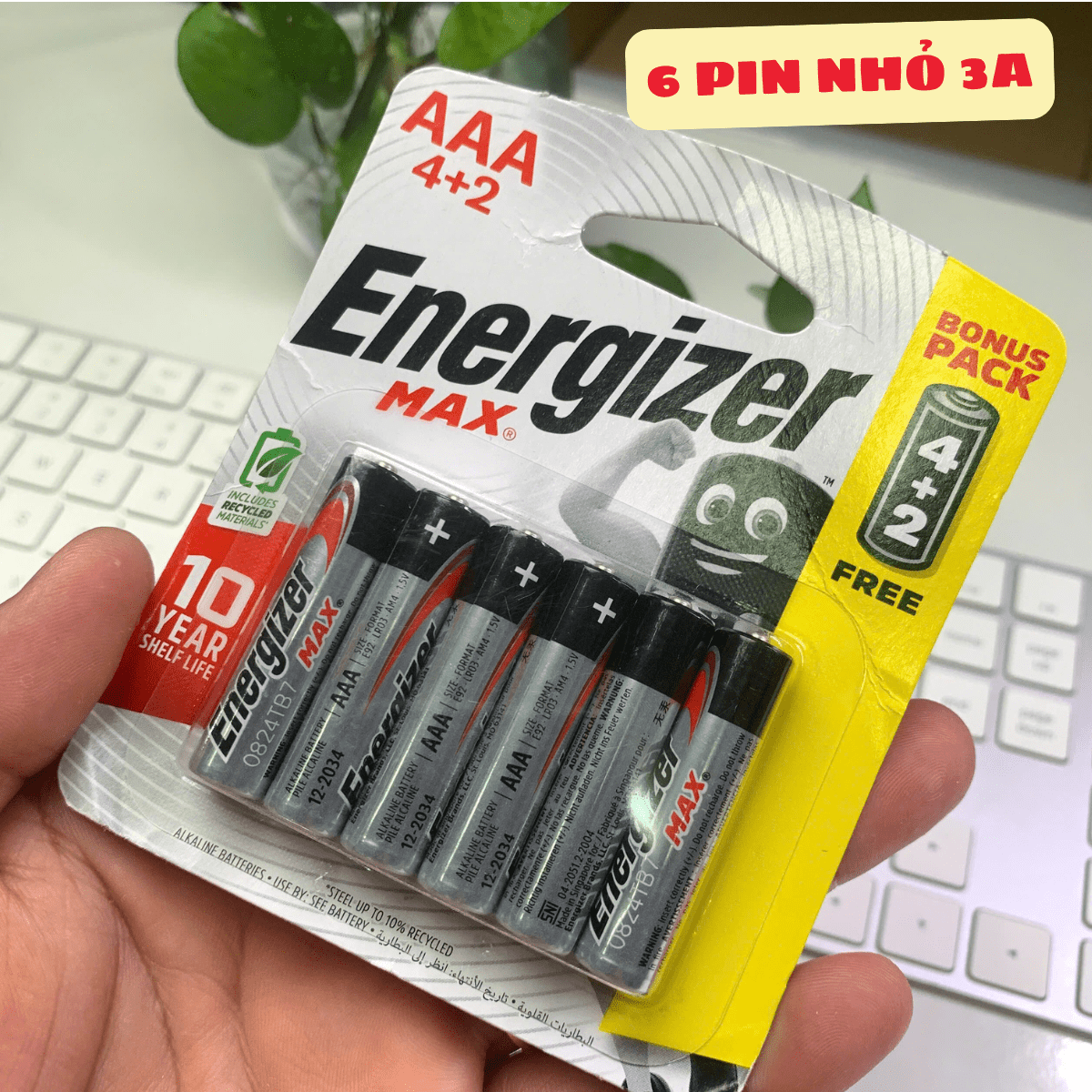 Pin AA AAA Energizer 1.5V Siêu Bền - Hàng Chính Hãng pin kiềm | Shopee ...