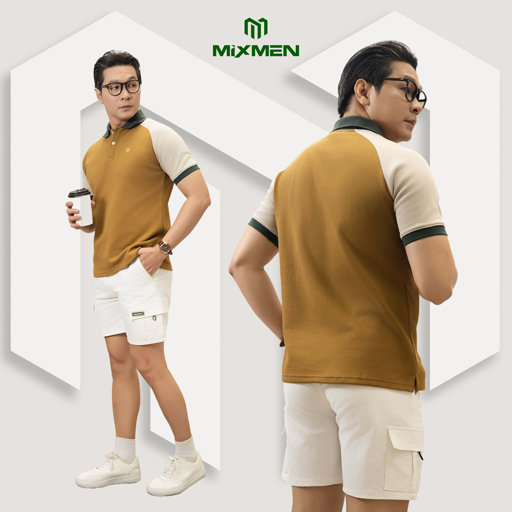 Áo Polo Nam Mixmen HCM M-601 vải cá sấu cotton interlock xuất xịn, chuẩn form, nam tính, thanh ...