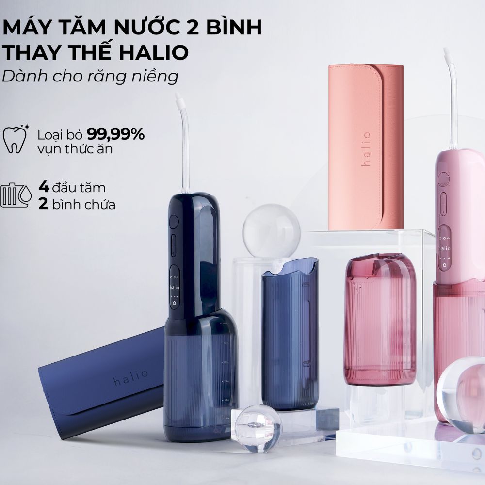 Máy tăm nước Halio UltraClean Express Hydro Floss phiên bản cho người ...