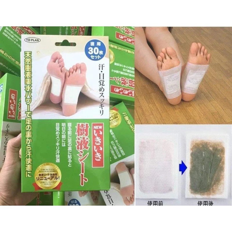 (Tách lẻ 1 miếng dùng thử) Miếng Dán Thải Độc Chân Kenko To Plan ...