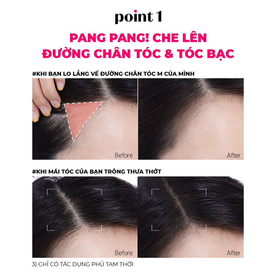 Phấn Phủ Che Khuyết Điểm Tóc ETUDE Pang Pang Hair Shadow 3 màu, 3.5g ...