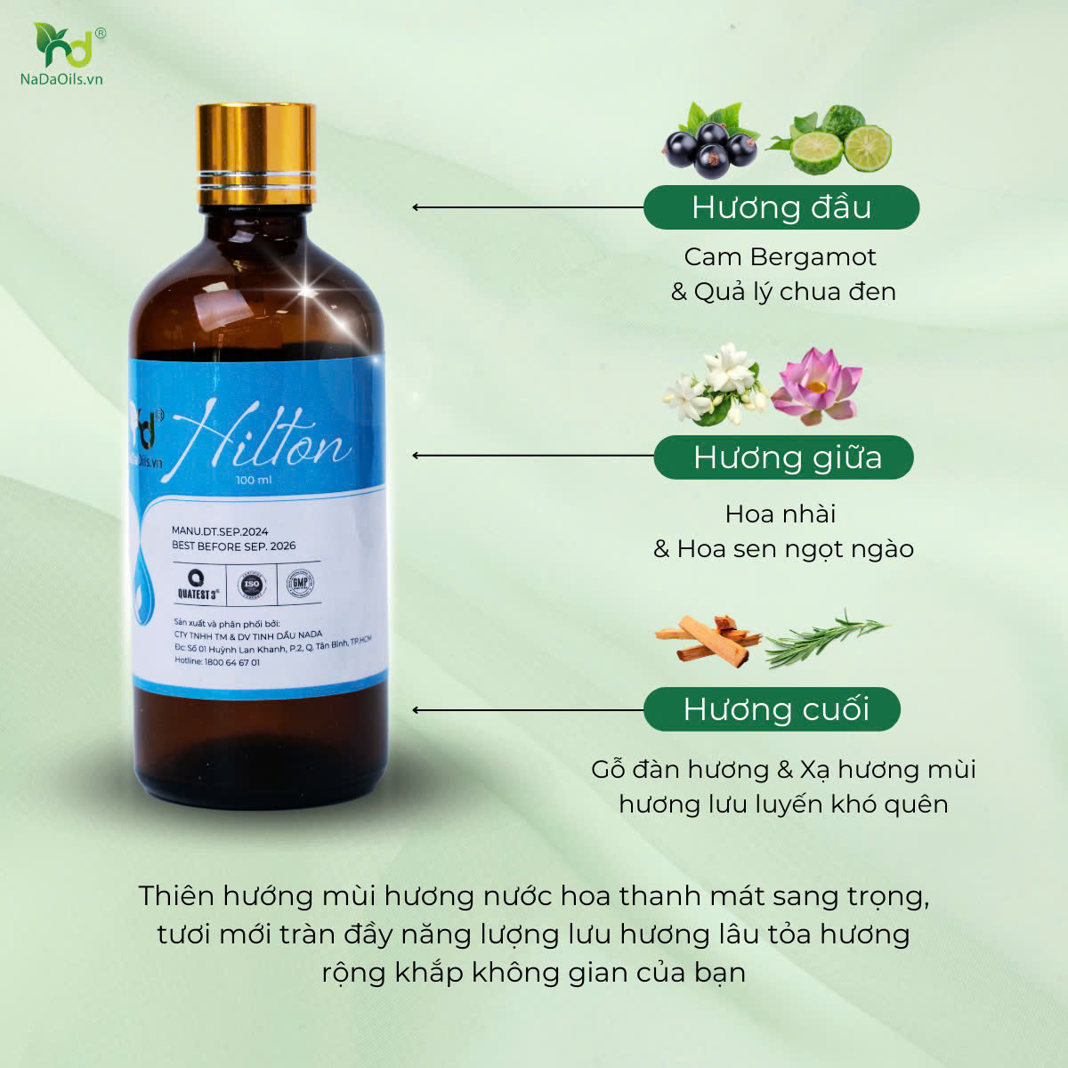 Tinh Dầu Mix Park Hyatt - Sang Trọng Và Tinh Tế | NaDa Oils | Được kết ...