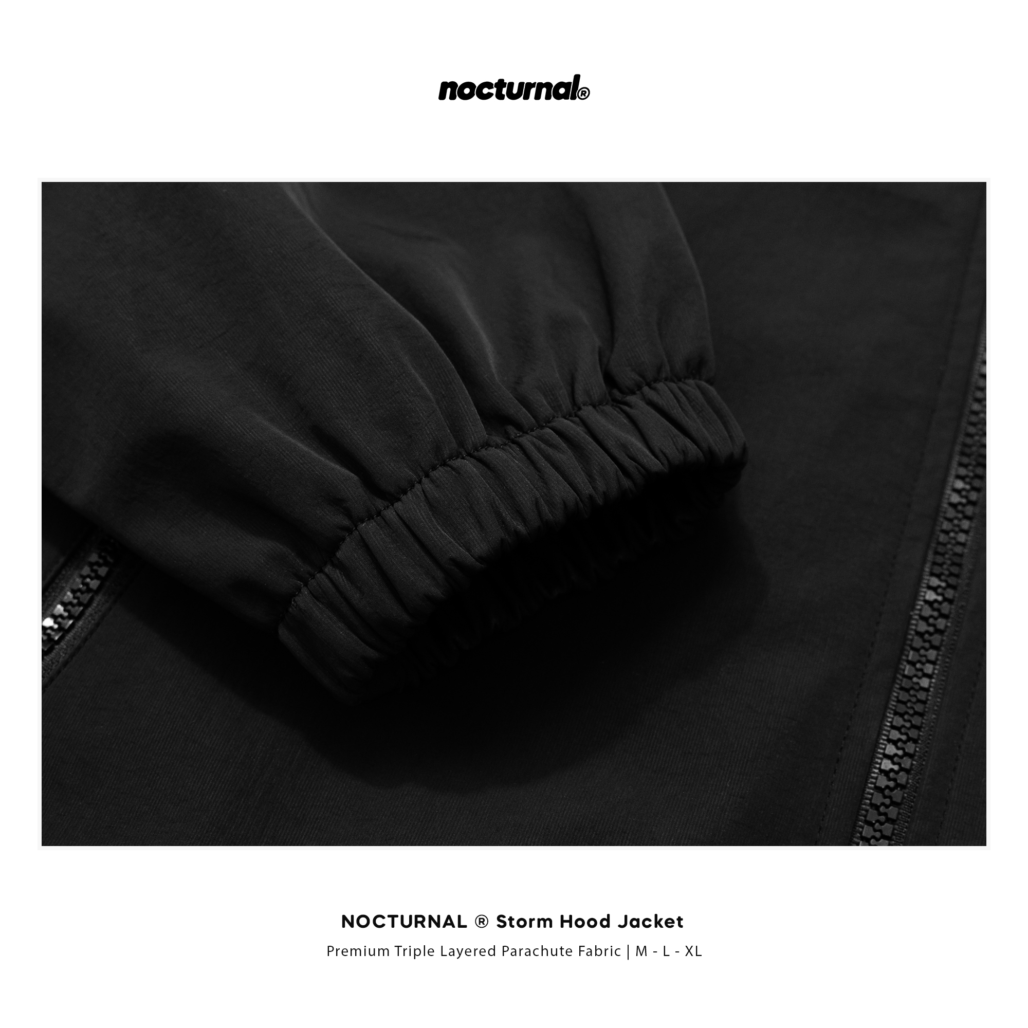 Áo Khoác Dù 3 Lớp NOCTURNAL Storm Hood Jacket Local Brand Nam Nữ Unisex ...