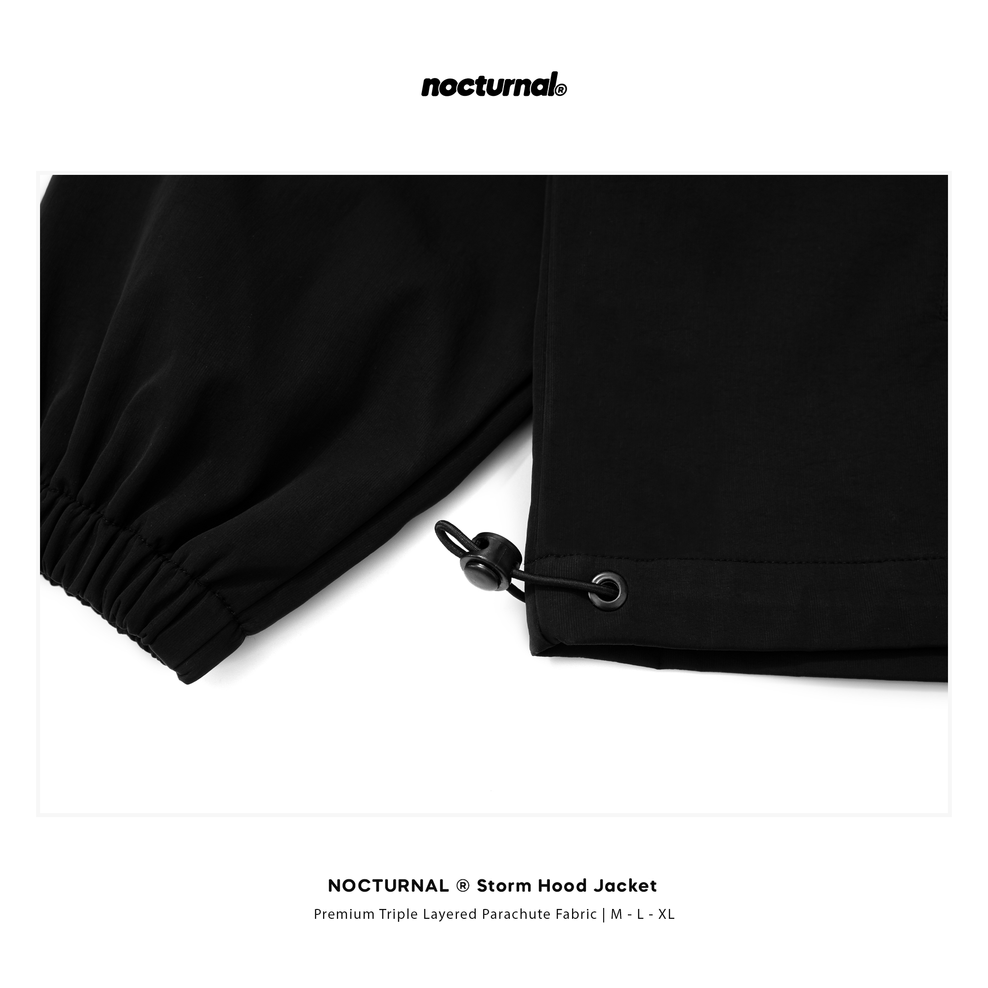 Áo Khoác Dù 3 Lớp NOCTURNAL Storm Hood Jacket Local Brand Nam Nữ Unisex ...