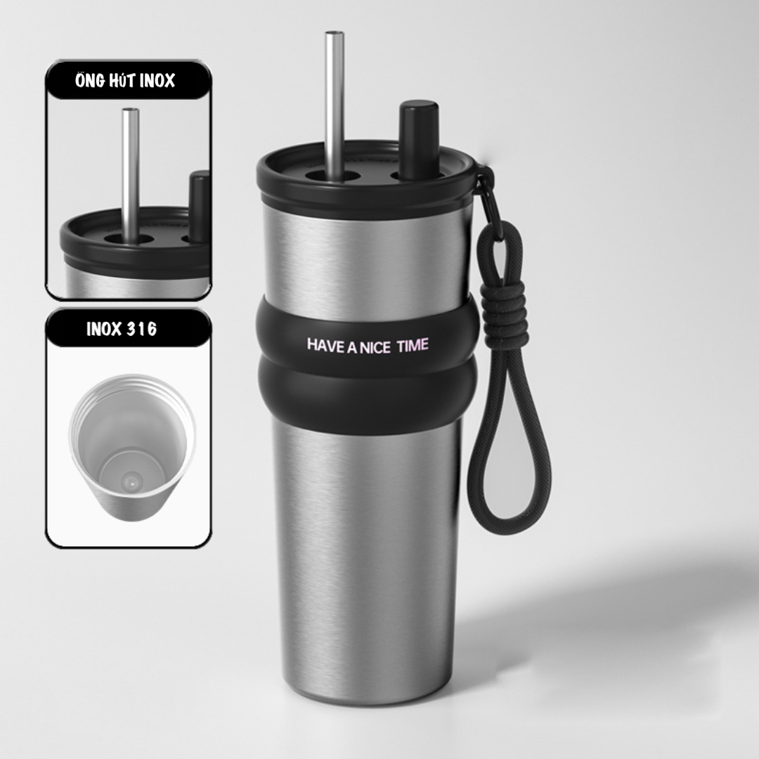 Ly giữ nhiệt HAVE GOOD TIME Remizi thể tích 710ML chất liệu inox 316 bền không gỉ | Shopee Việt Nam
