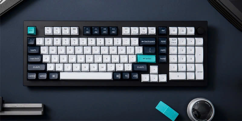 Bàn phím cơ không dây Keychron Q5 Max Carbon Black RGB Knob Hotswap ...