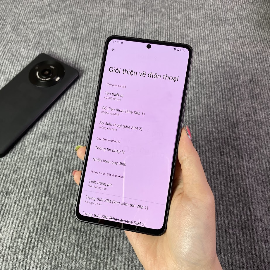 Điện thoại Sharp Aquos R8 Pro - Chip Snap 8 Gen 2 màn hình Pro IGZO ...