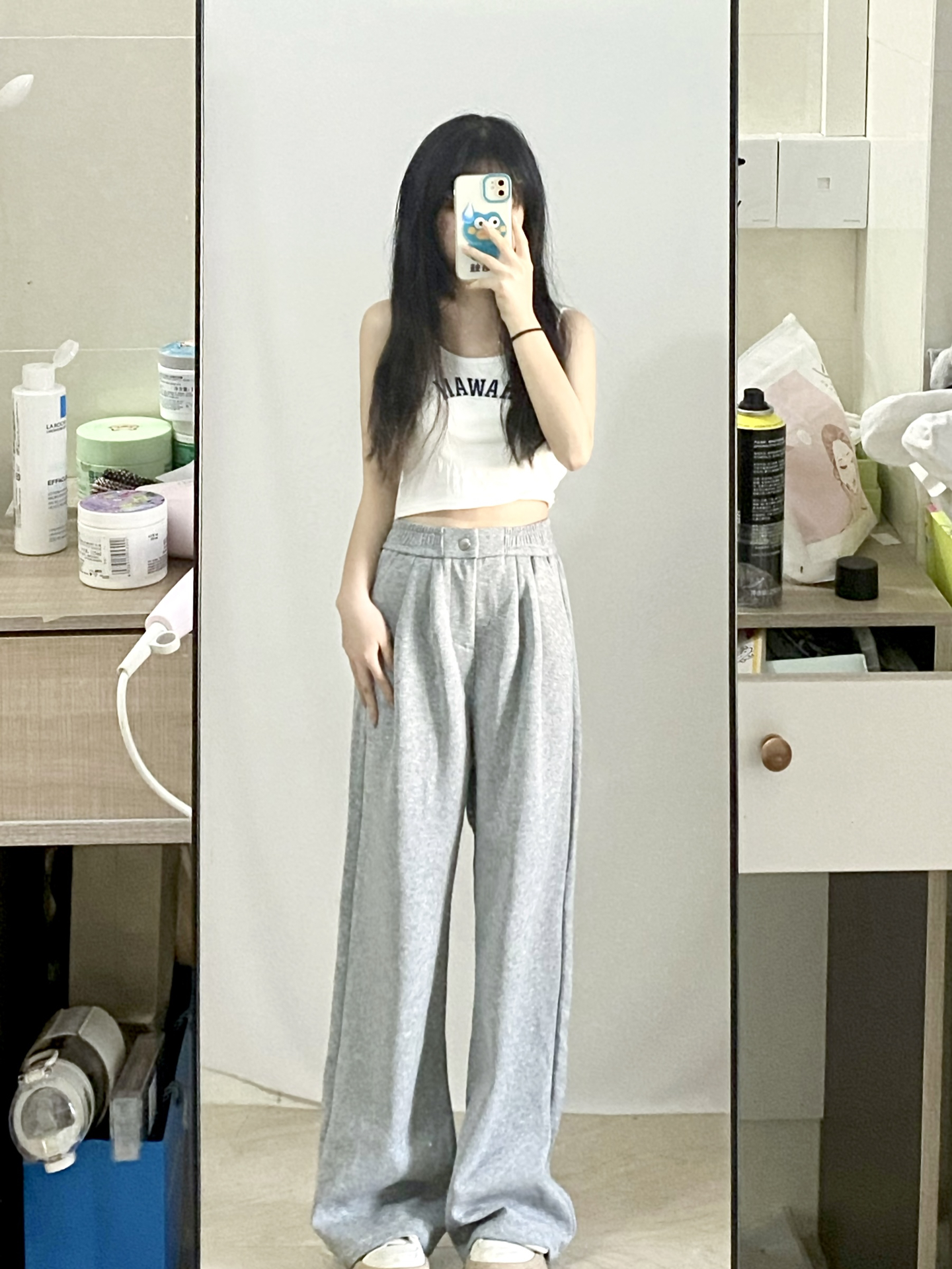 Quần nỉ hai da bigsize 120KG kg , quần thu đông ống rộng phong cách Hàn ...