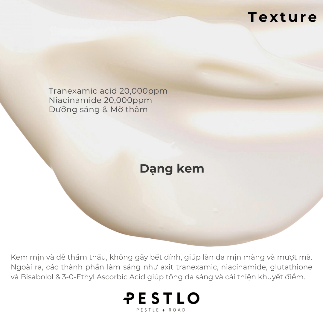 Kem dưỡng trắng PESTLO Rejurecipe TXA Cream 30ml | Shopee Việt Nam