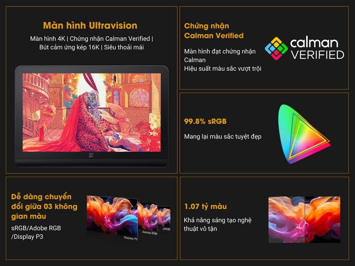 XP-PEN Artist Pro 19 (Gen 2) – Bảng Vẽ Màn Hình 4K Chuẩn Màu Calman Verified | Shopee Việt Nam