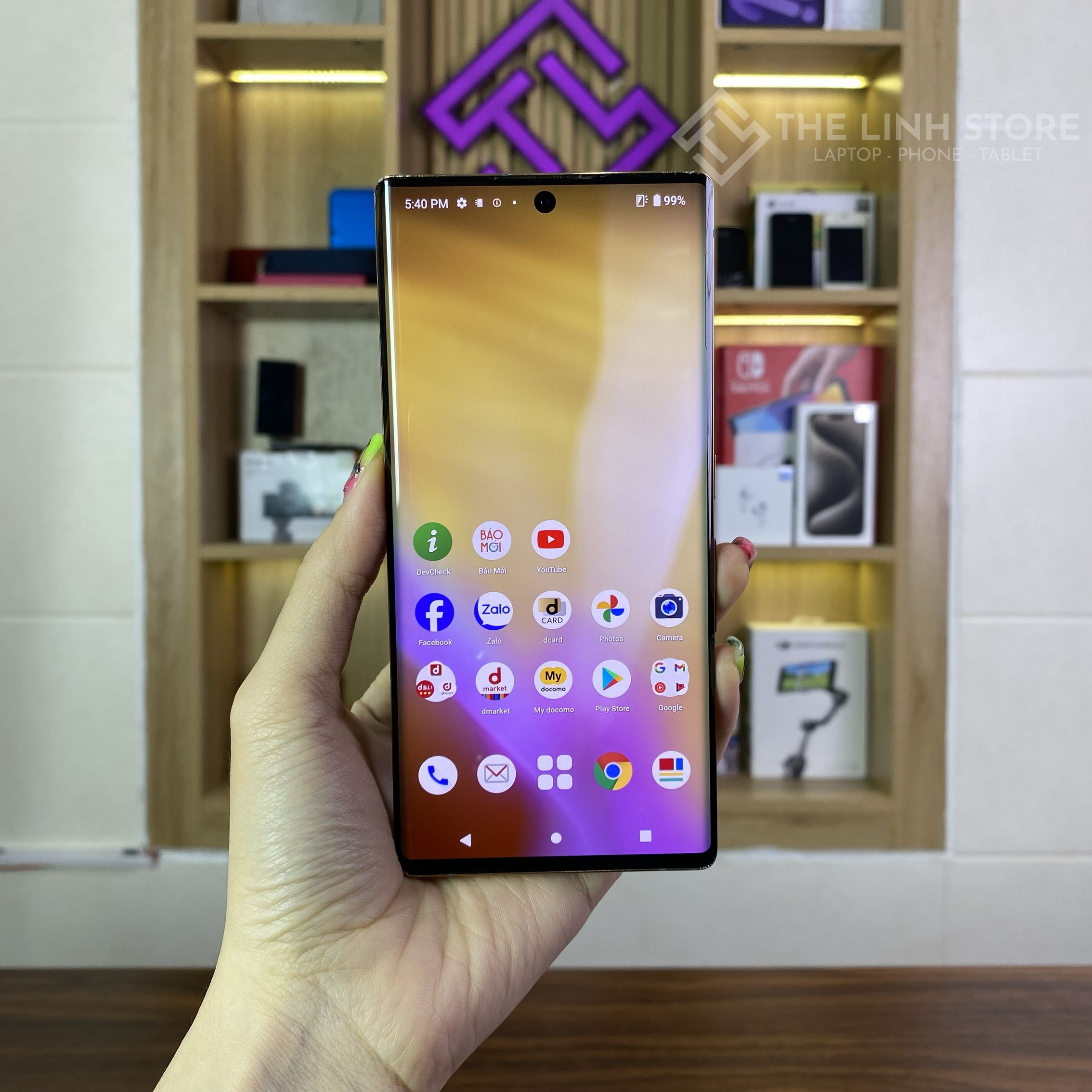 Điện thoại Fujitsu F52A (Arrows NX9) ram 8G 128G - Snadragon 765G màn ...