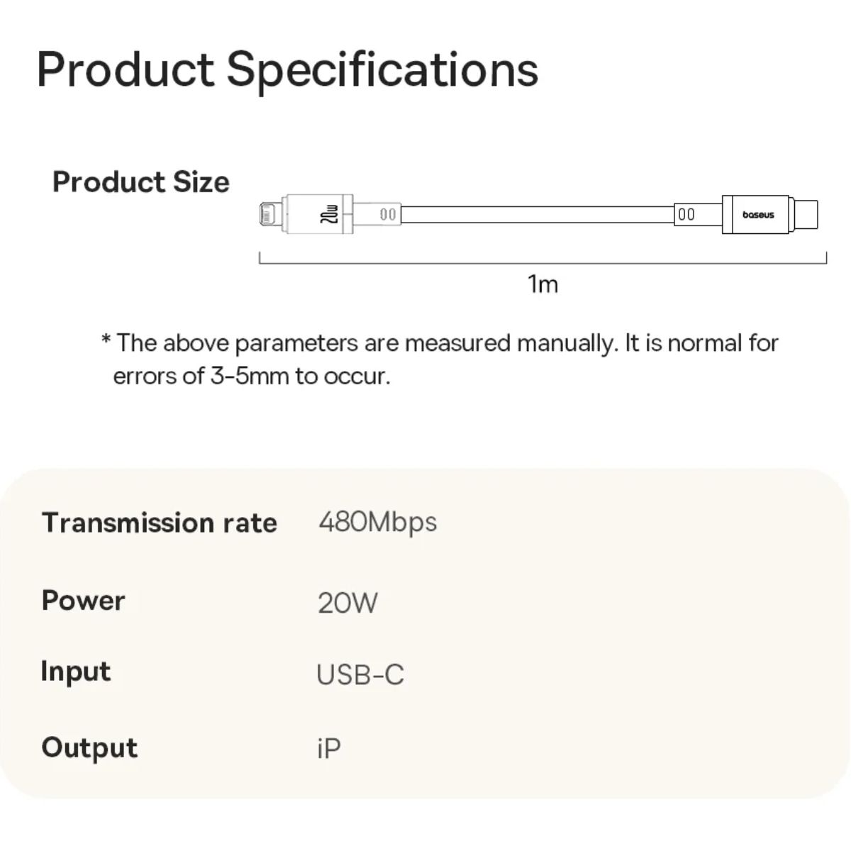 Cáp sạc nhanh type c to L 20w Baseus dura series fast charging cable ...