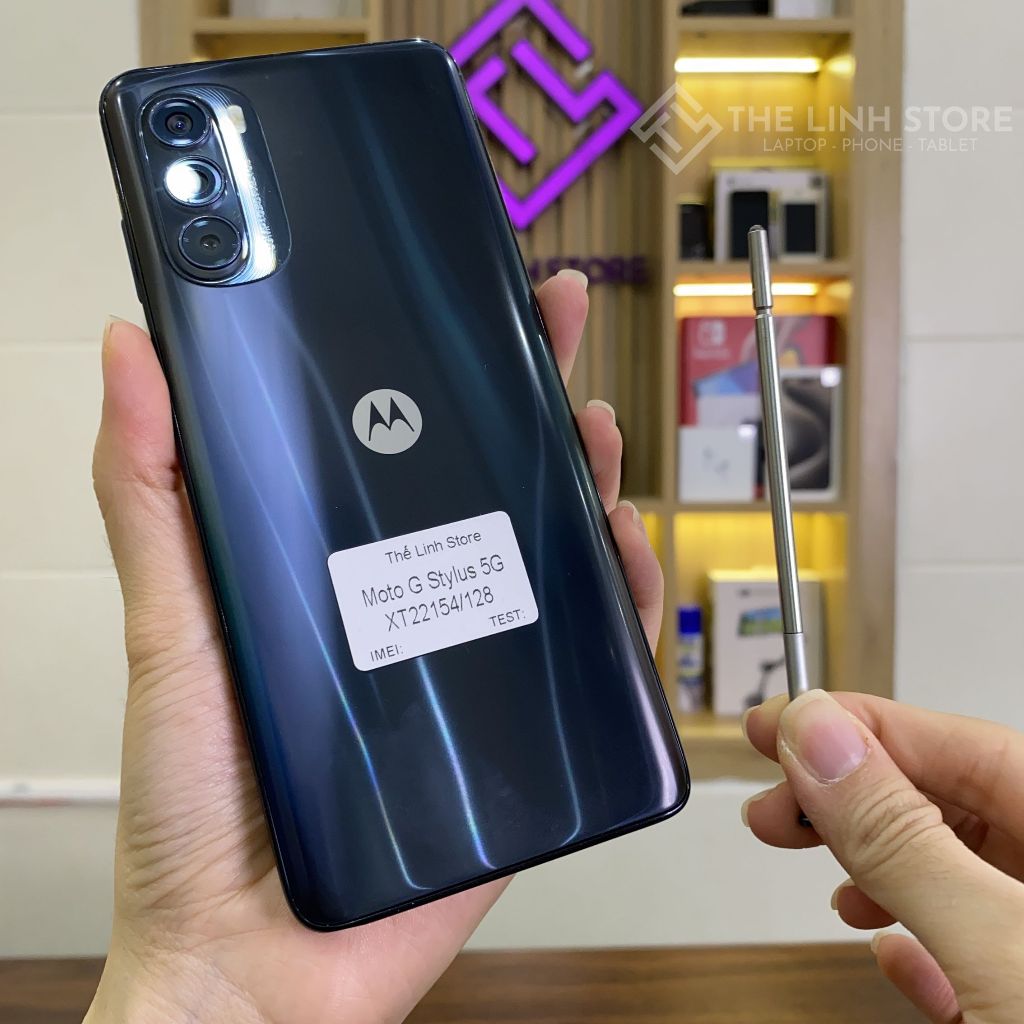 Điện thoại Motorola Moto G Stylus 5G (2022) XT2215 màn 6.8 inch 120Hz ...