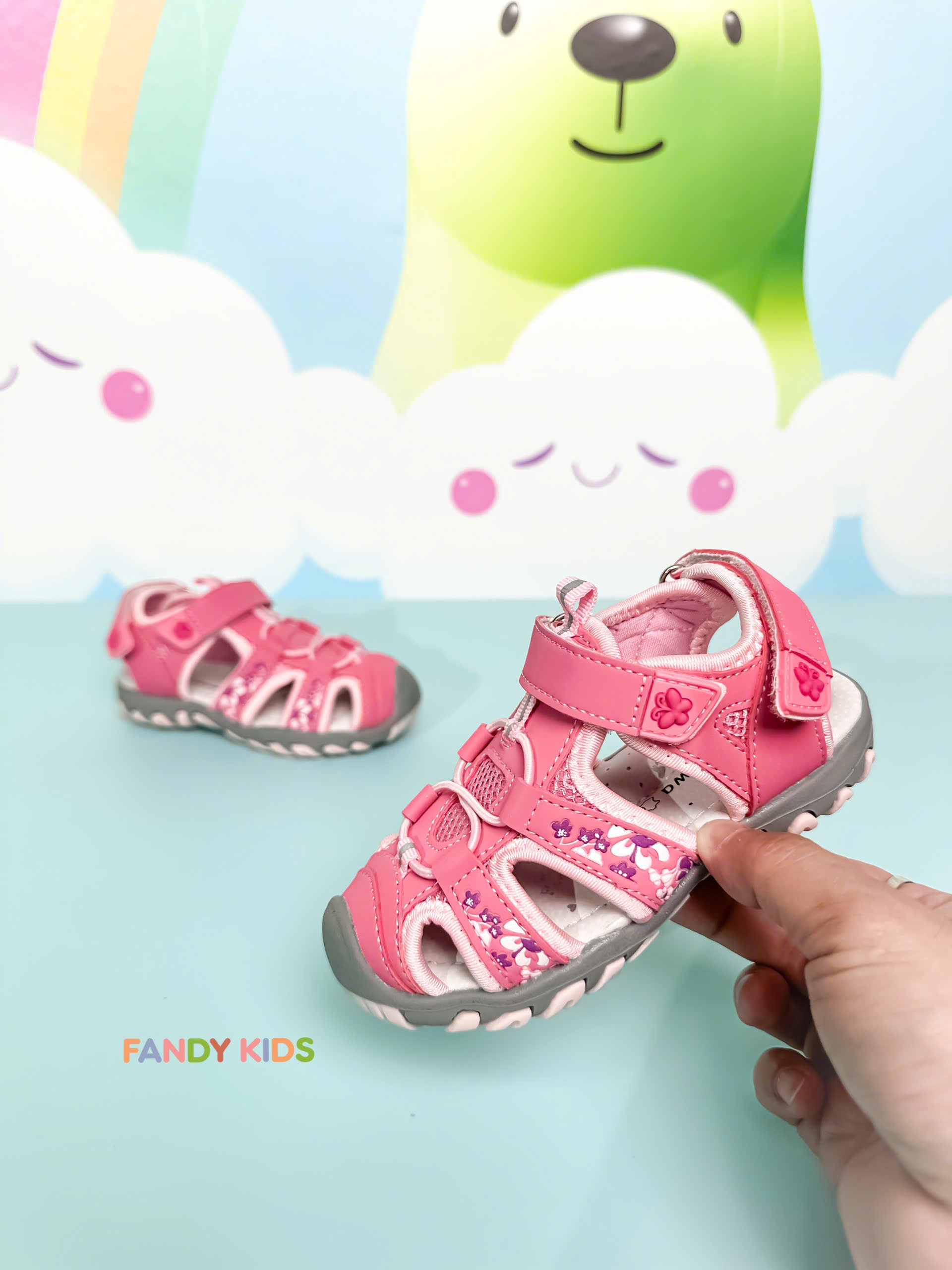 Dép Chân Bẹt 1 - 6 Tuổi APAKOWA Y605 Fandy Kids Lót Vòm Cao - Bảo Hành ...