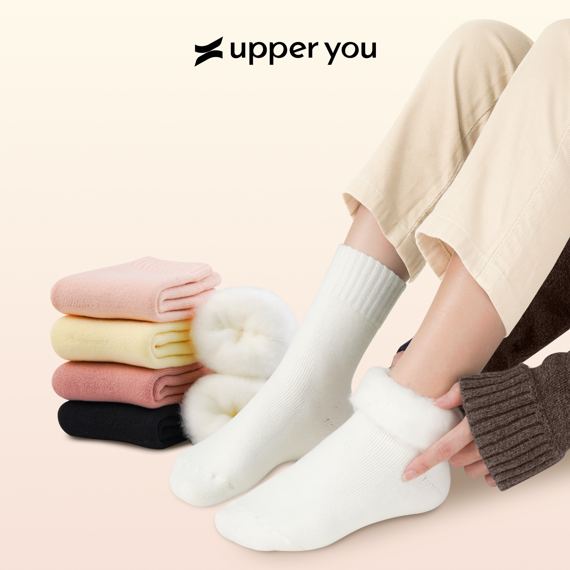 Tất Vớ Nữ Mùa Đông Giữ Nhiệt Siêu Dày Mịn Upper You Giữ Ấm Tốt Tông Màu ...