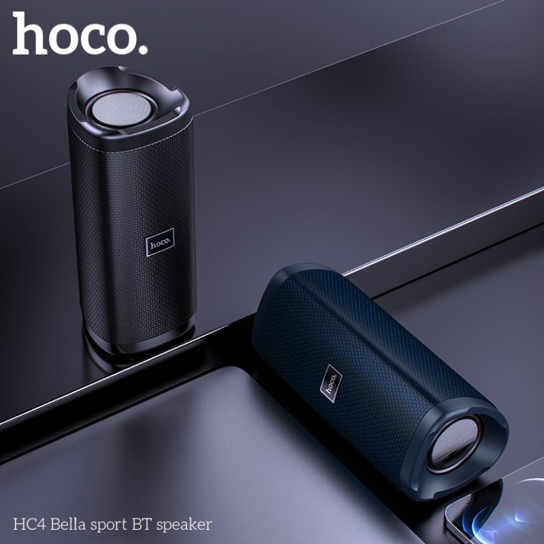 Loa Bluetooth Hoco HC4 V5.0, Pin 1500mAh, Công Suất 10W, Nghe Nhạc 3H, Hỗ Trợ FM, Thẻ TF, USB ...