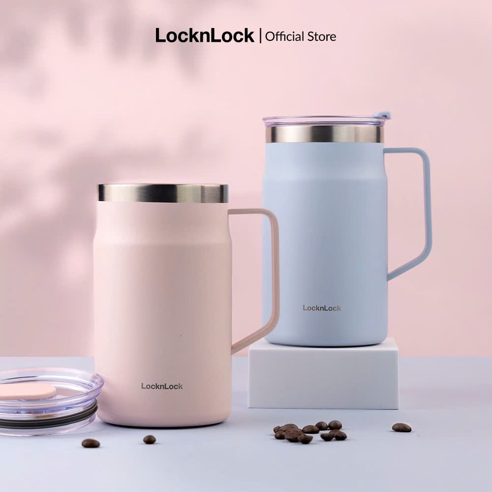 Ca giữ nhiệt LocknLock Metro Table Mug LHC4282 dung tích 600ML, 2 màu ...