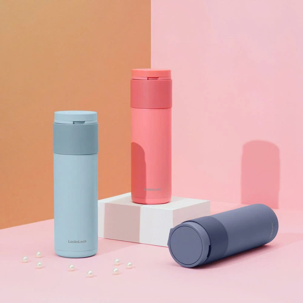 Bình giữ nhiệt LocknLock Hidden Moon LHC3275 dung tích 490ml, 3 màu, có quai xách - K-MALL ...