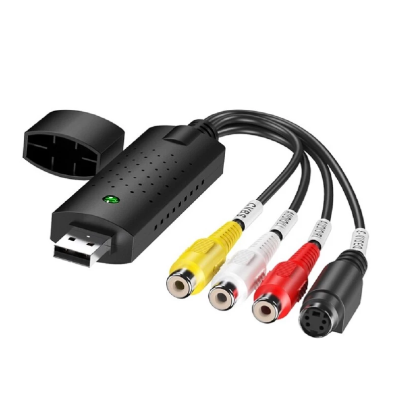 Dây cáp EasyCap USB 2.0 capture Ghi chương trình TV-VCD-DVD-Camera ...