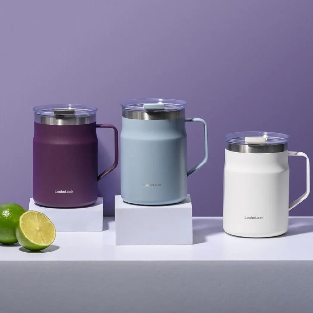 Ly giữ nhiệt LocknLock Metro Mug LHC4219 475ml , Hàng chính hãng, inox ...