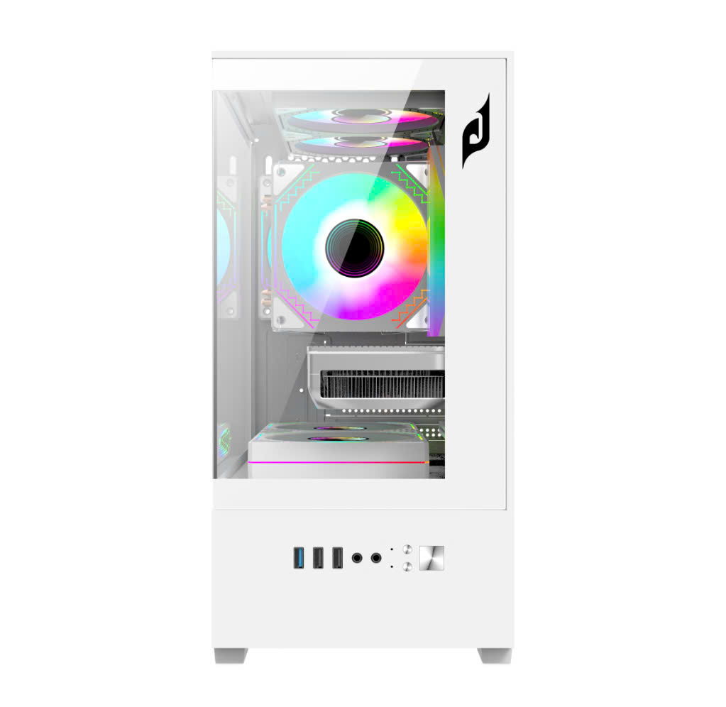 Vỏ Case máy tính EDRA ECS1303 Mặt kính cường lực (M-ATX/Mid Tower ...