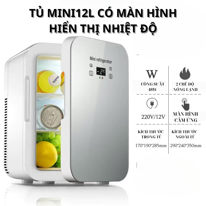 Tủ Lạnh Mini SHING DE LA 12L Màn Hình Chỉnh Nhiệt Độ Bảo Quản Mỹ Phẩm ...