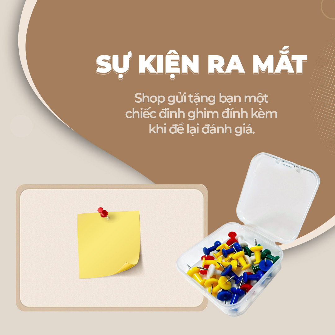 Bảng ghim nỉ dán tường SNOW MON decor giấy note, tranh ảnh, postcard ...