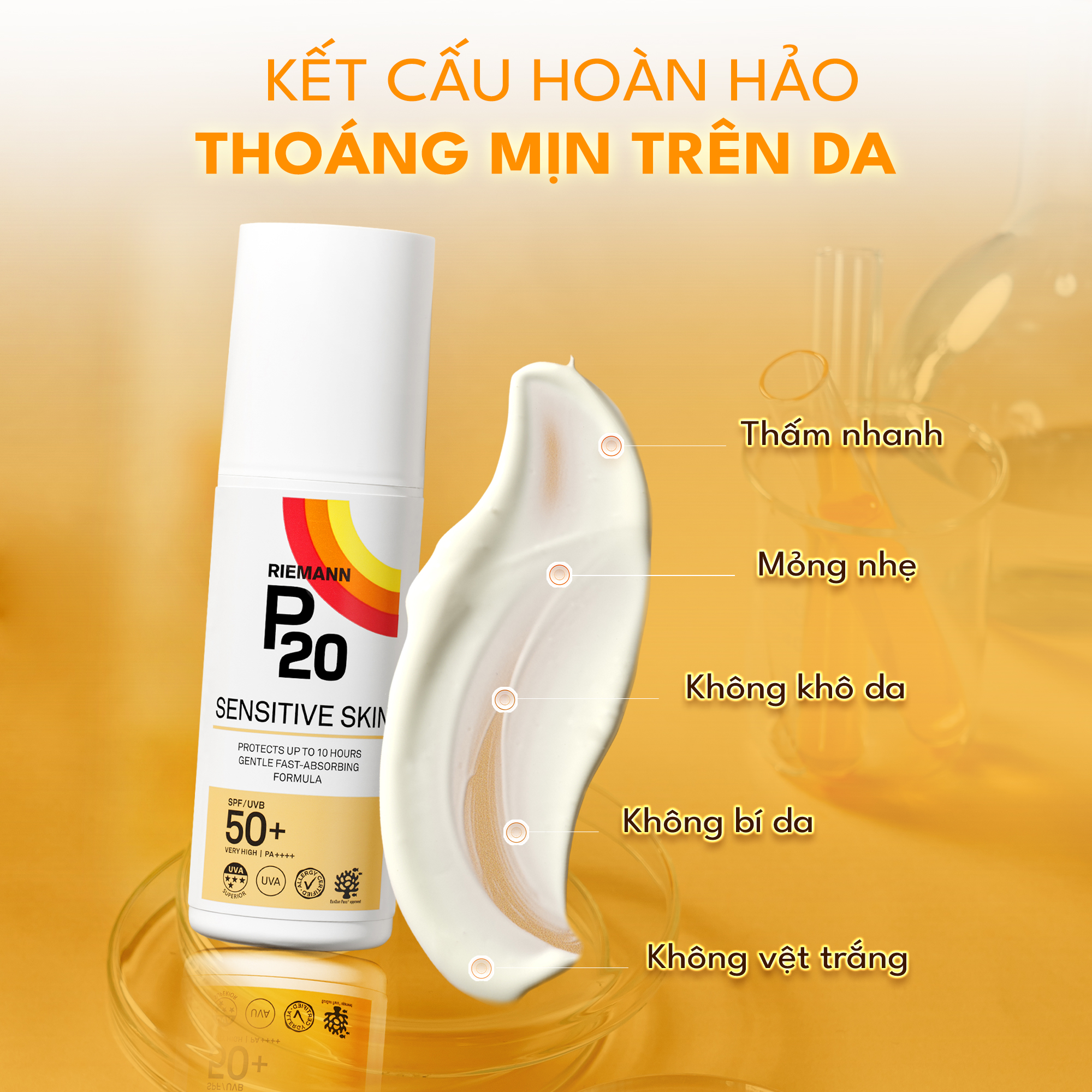 [DATE T4/2026] Kem chống nắng phổ rộng Riemann P20 Sensitive Skin SPF ...