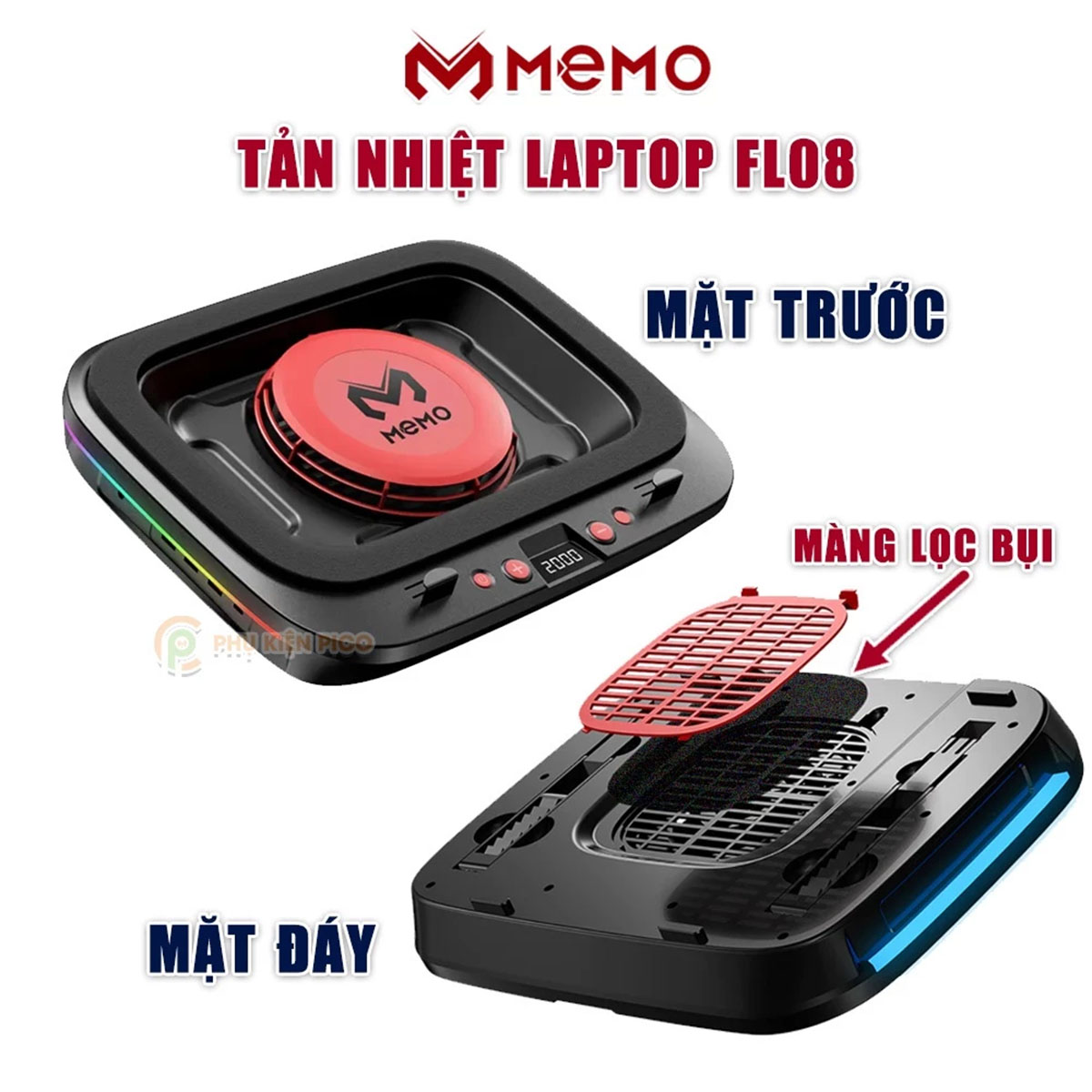 Quạt tản nhiệt laptop IETS GT350 FL08 V2 tản khí nén turbo 2400RPM giảm ...