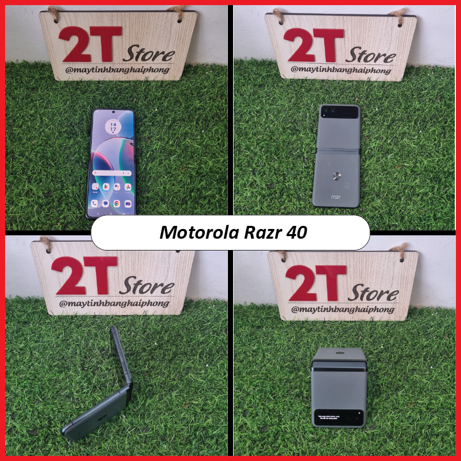 Điện thoại Motorola Razr 40 RAM 8/128GB Chip Snapdragon 7 Gen 1 màn Full HD+ 144Hz pin 4200 mAh ...