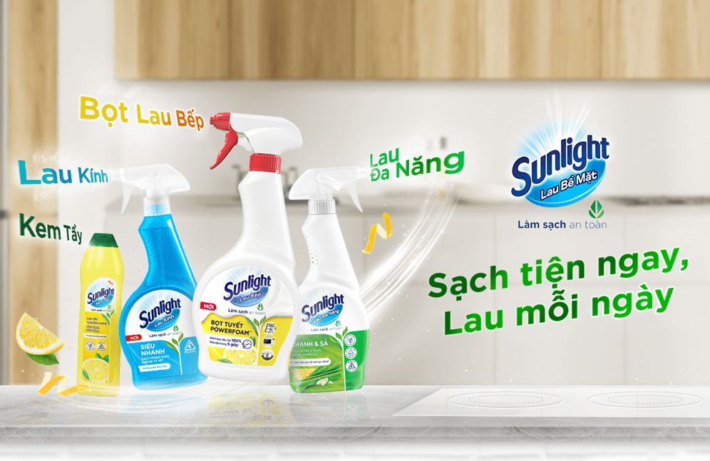 Combo 2 Nước lau kính Sunlight Siêu nhanh|Phiên bản nâng cấp từ Cif ...