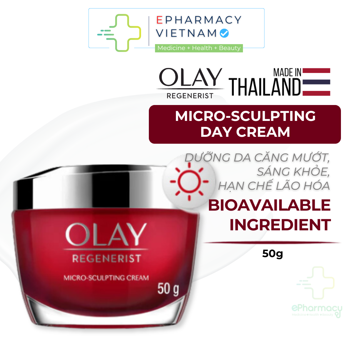 Kem Dưỡng Da OLAY Regenerist Micro-Sculpting Cream Sáng Khỏe Da, Hạn ...