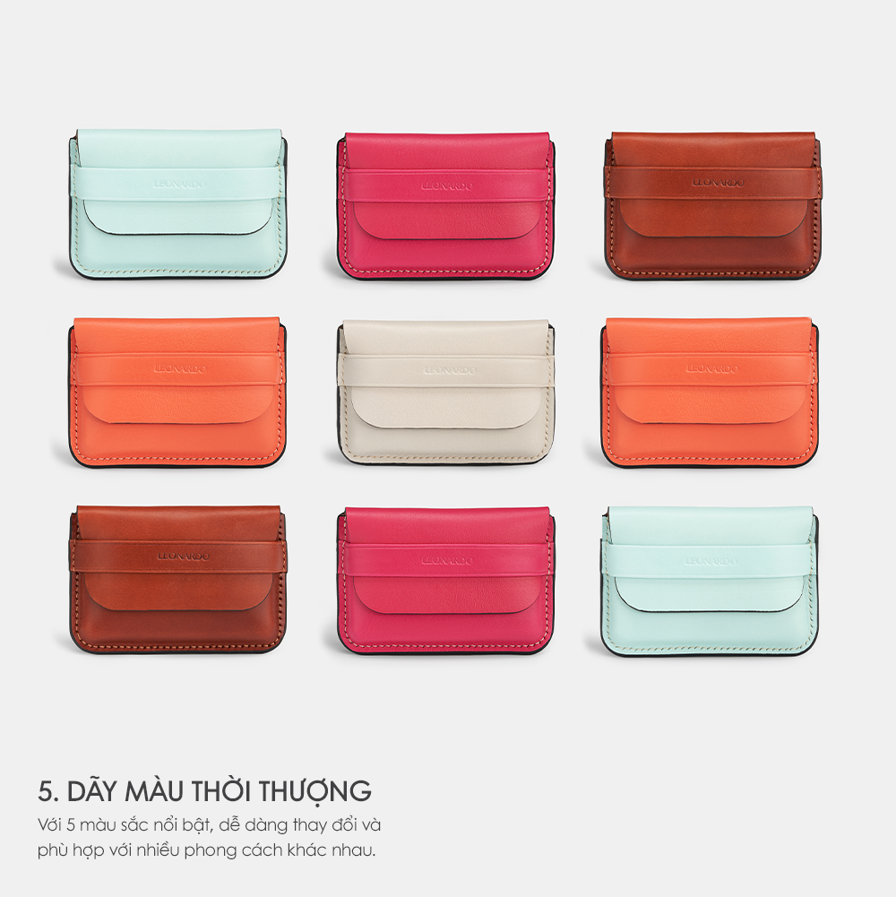 Ví Card Nữ Dáng Ngang Nhiều Màu Abby, Chất Liệu Da Vachetta Nhập Khẩu ...