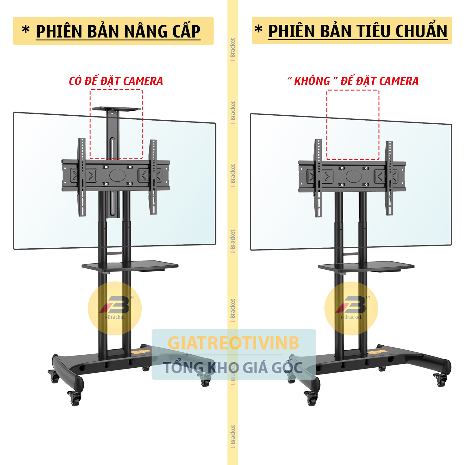 Giá Treo Tivi Di Động IBracket E2050 32 - 75 Inch Giá Treo Tivi Có Bánh ...