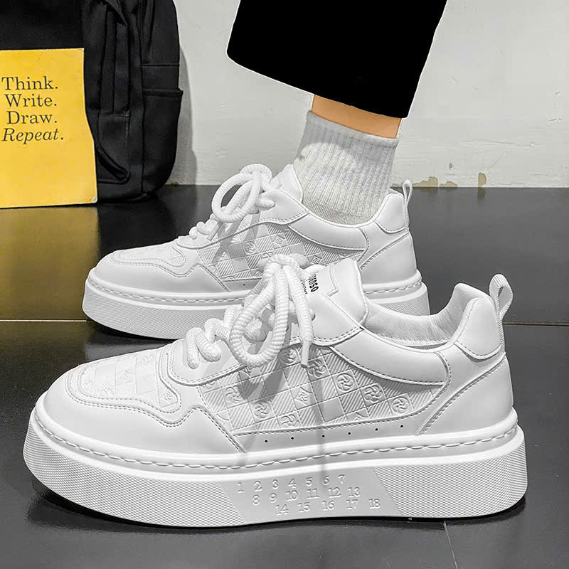 Giày Nam Sneaker Họa Tiết M10 Độn Đế Tăng Chiều Cao Kiểu Dáng Hàn Quốc ...