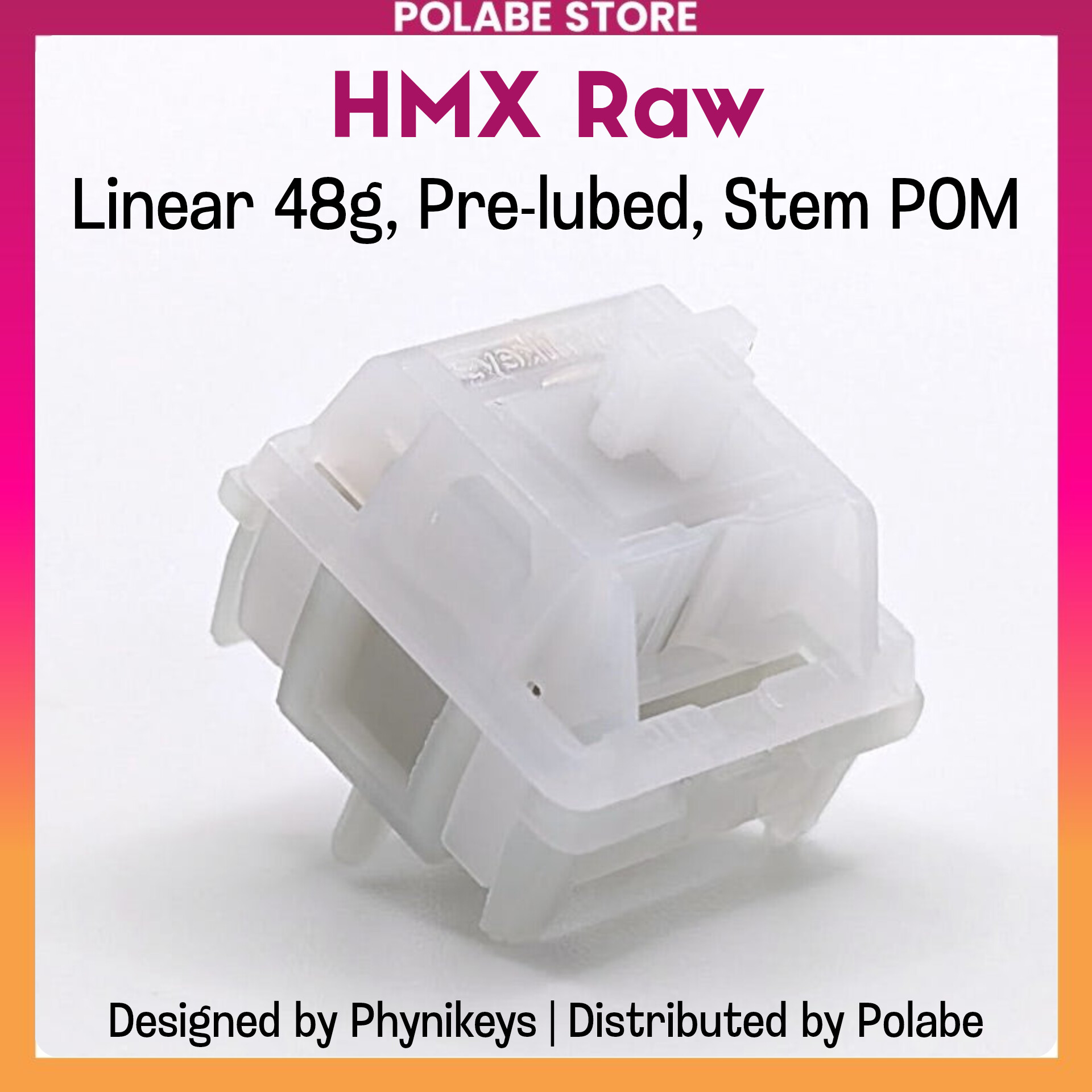 HMX Raw Ziwei Rainy75 linear switch bàn phím cơ HMX EVA linear switch Polabe Store | Shopee Việt Nam