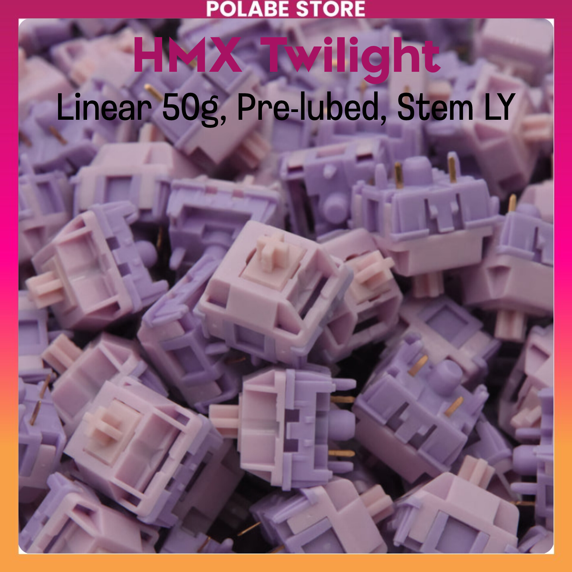 HMX Twilight linear switch prelube hmx switch Công Tắc Bàn Phím Cơ ...
