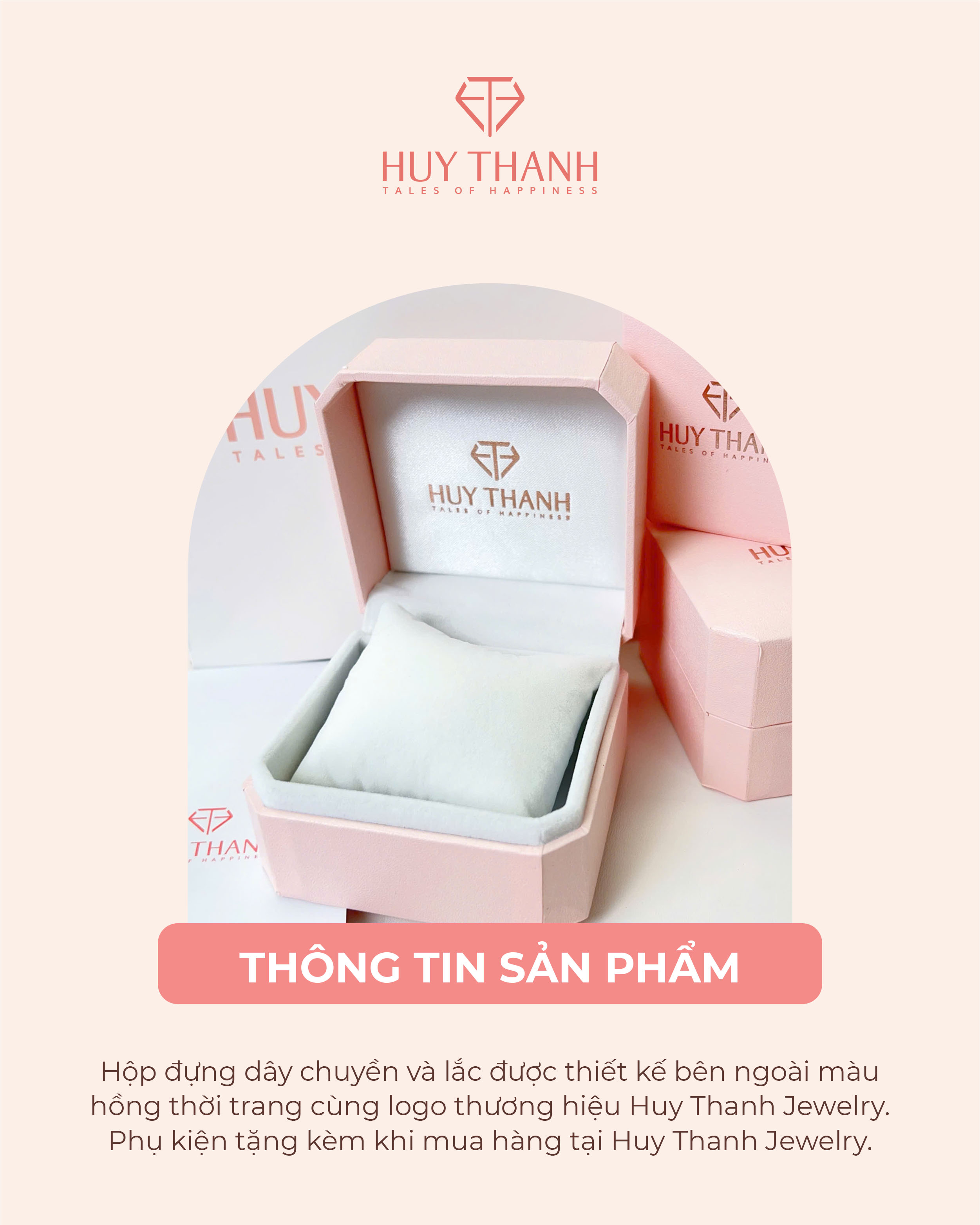 [HTJ Gift - HÀNG TẶNG KHÔNG BÁN] Hộp Dây Chuyền/Lắc Hồng Huy Thanh Jewelry | Shopee Việt Nam