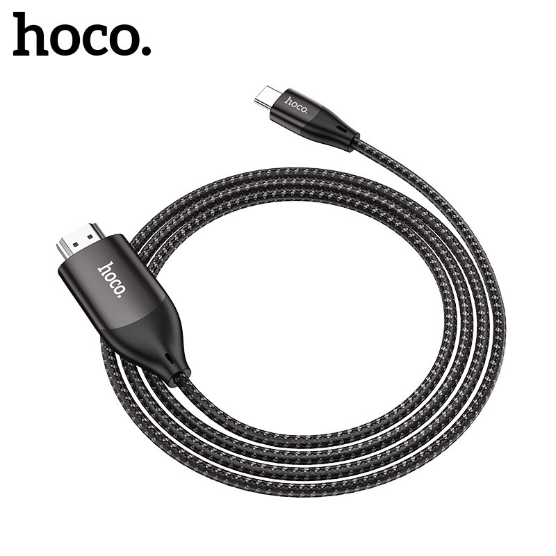Cáp chuyển HDMI Hoco UA16 chân Type C lên HDMI, hỗ trợ đầu ra HD 4K / 30Hz, cắm và chạy, 2m ...