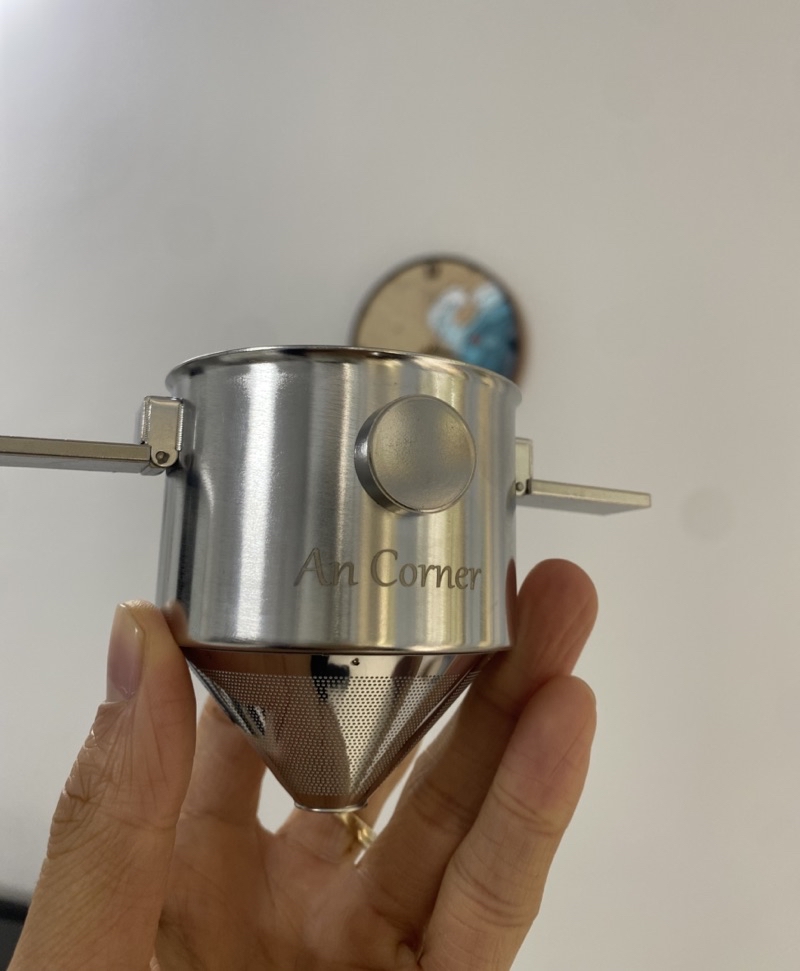 Phin lọc cà phe bằng inox 304 có thể gập lại bằng thép không gỉ dễ vệ ...