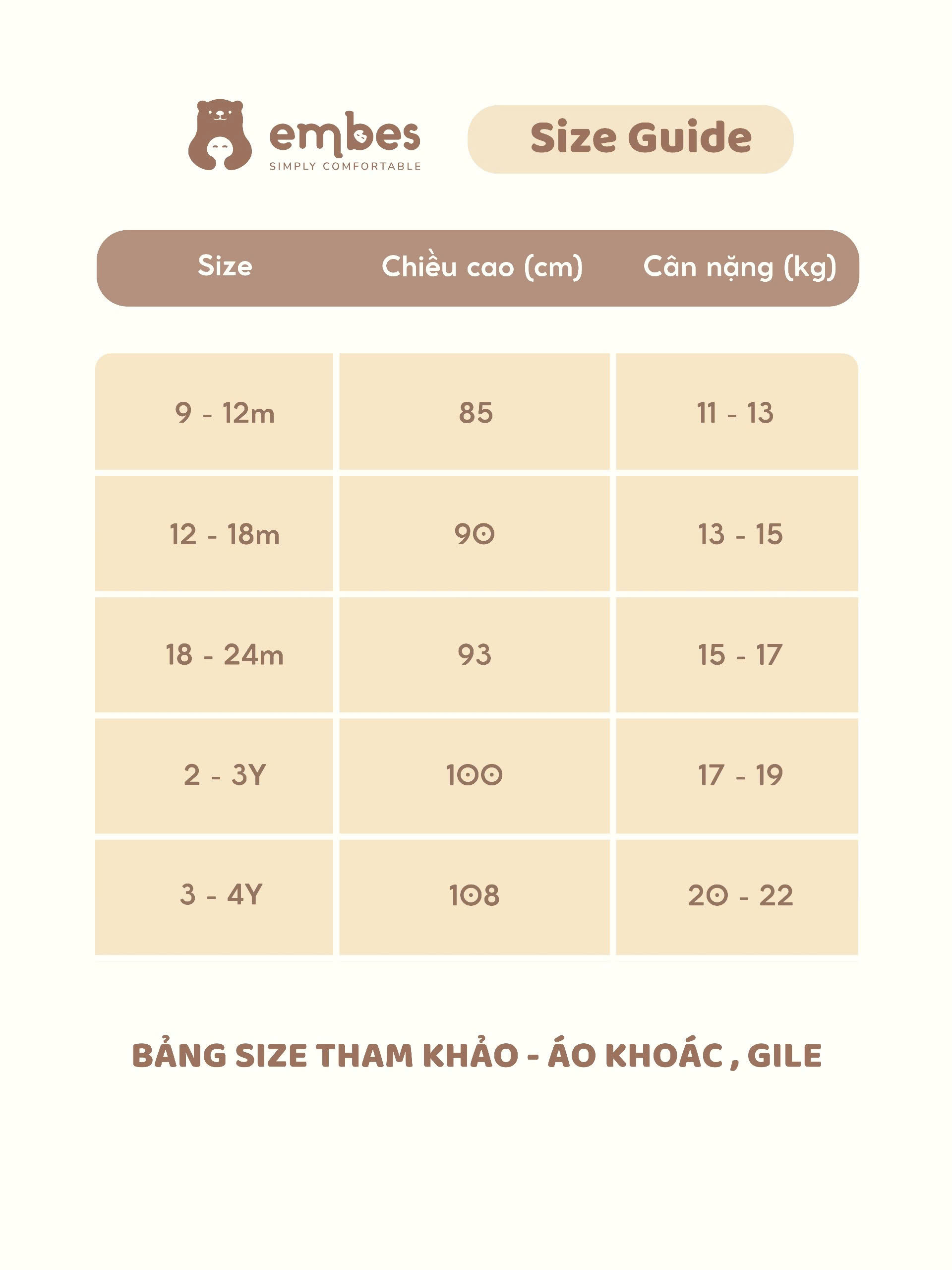 Áo Khoác Bé Embes, Áo Khoác Phao Lót Lông Có Mũ Chất Dày Ấm Cho Bé Mặc Thu Đông Size Từ 8kg-18kg ...
