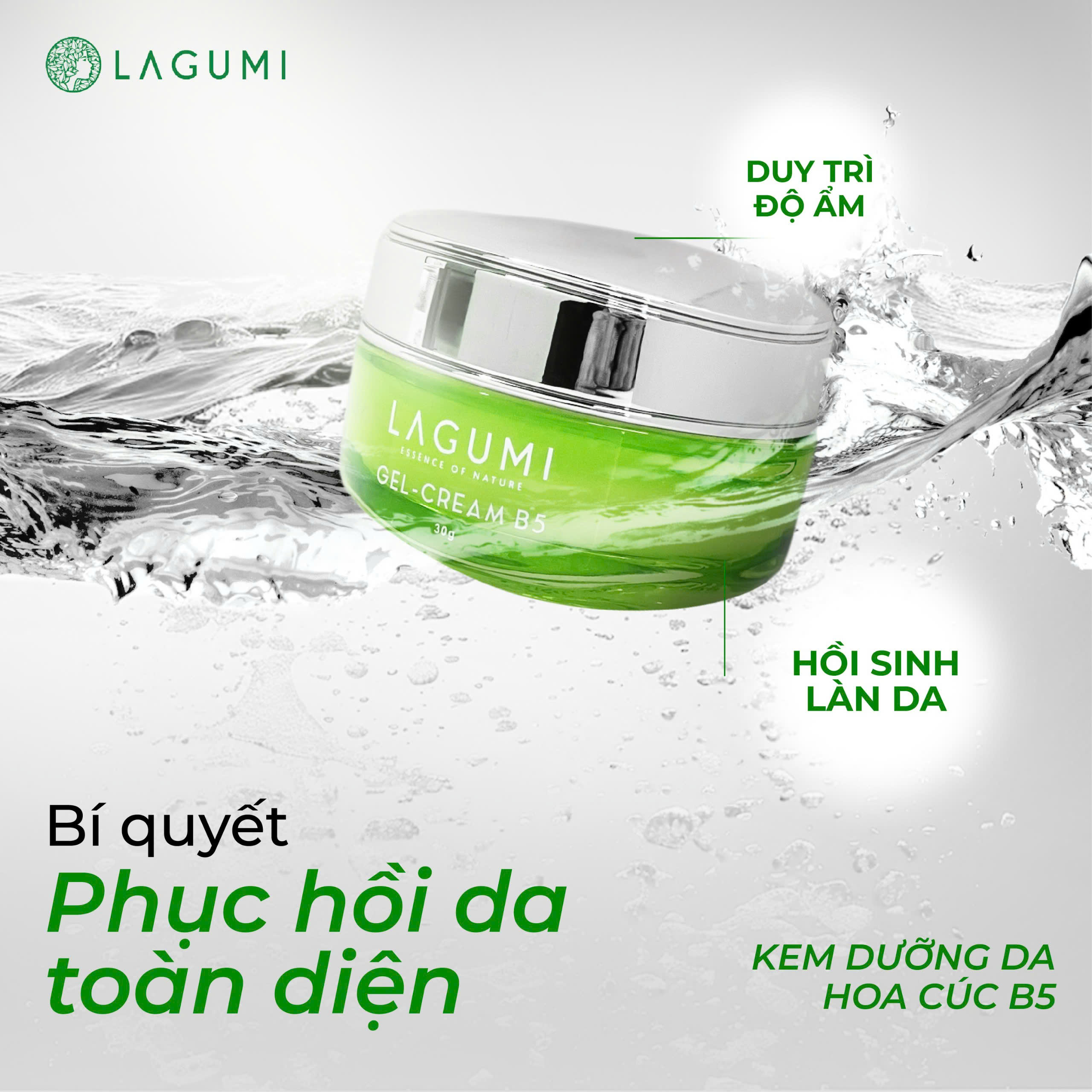 Kem Dưỡng Ẩm LAGUMI B5 dưỡng ẩm da mặt, phục hồi da, ngừa mụn & làm ...