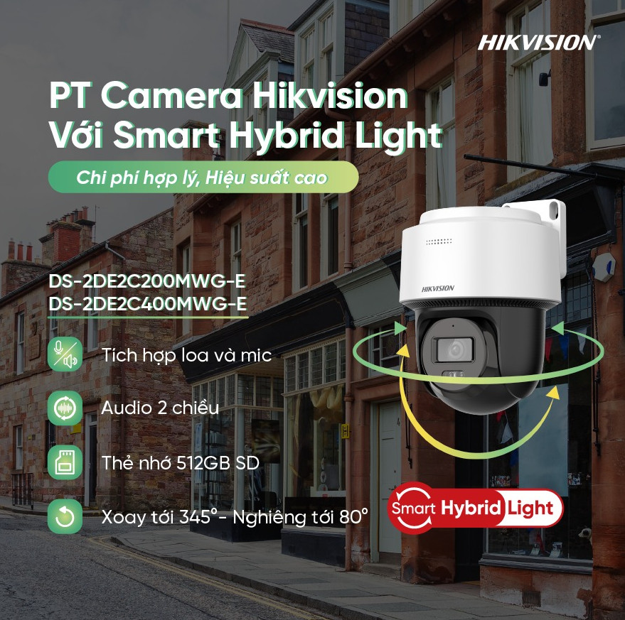 [ GIÁ RẺ ] Camera Hikvision DS-2DE2C400MWG-E 4MP PTZ Giám Sát Ban Đêm | Shopee Việt Nam