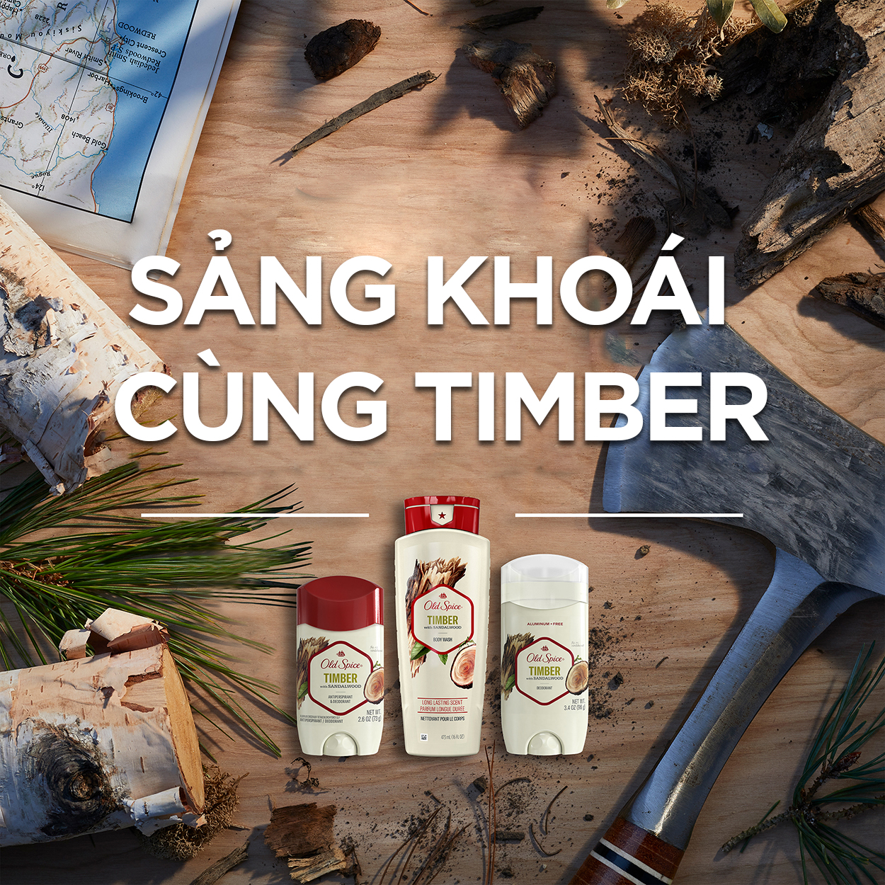 Sáp Khử Mùi Và Giảm Tiết Mồ Hôi Old Spice Timber 73g (Sáp Trắng) | Shopee Việt Nam