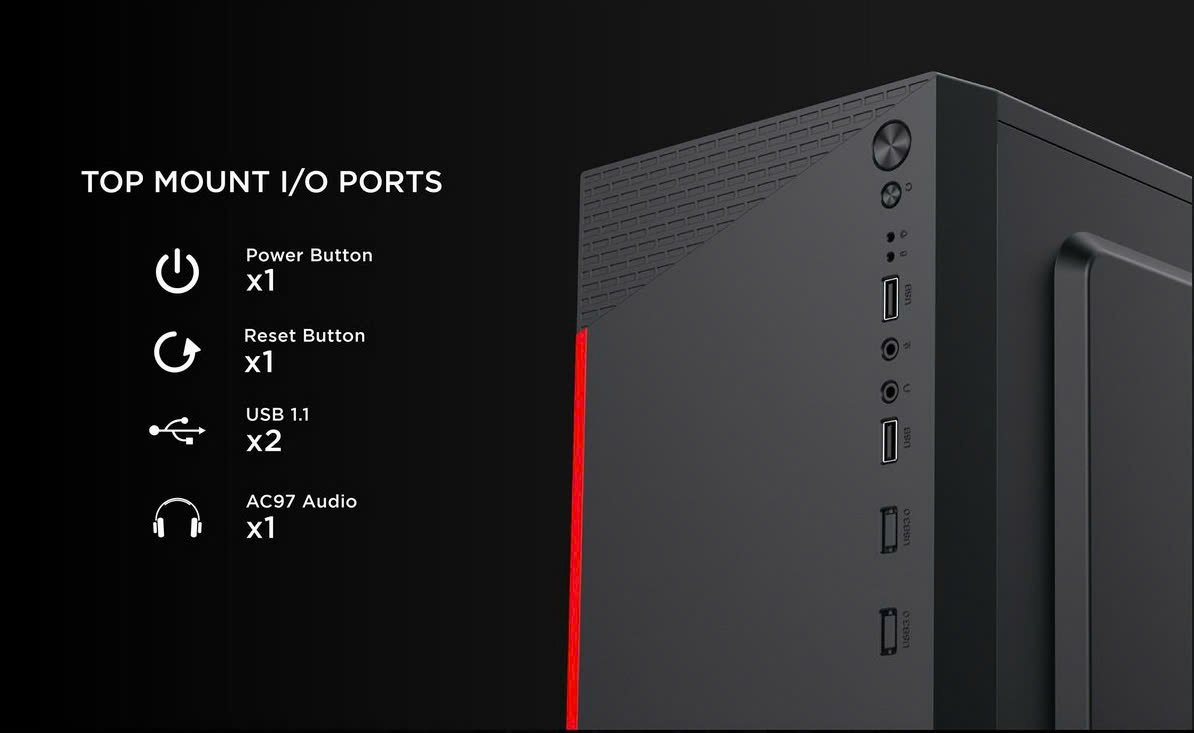 vỏ case máy tính XIGMATEK XS-19 / XS-29 (Hỗ trợ Mainboard: Micro-ATX, ITX ) | Shopee Việt Nam