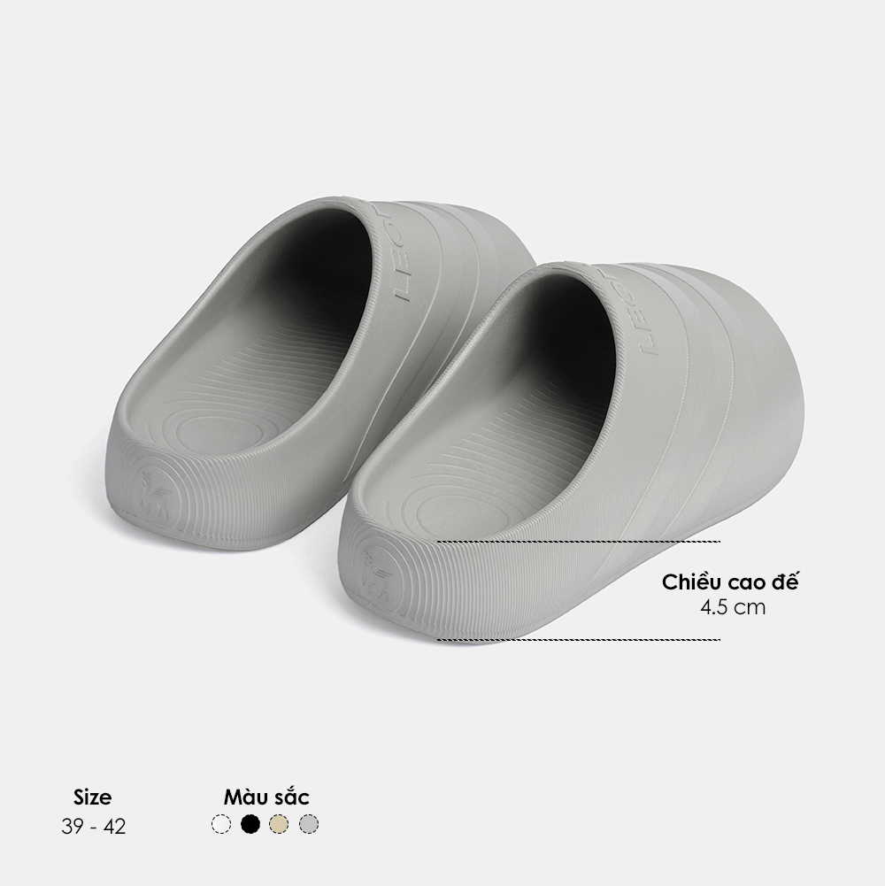 Dép Mule Mason Chất Liệu Cao Su Cao Cấp Thương Hiệu LEONARDO | Shopee ...