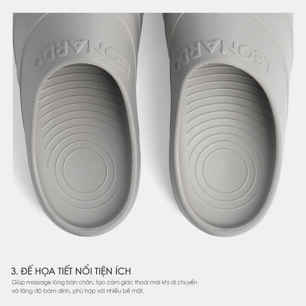 Dép Mule Mason Chất Liệu Cao Su Cao Cấp Thương Hiệu LEONARDO | Shopee ...