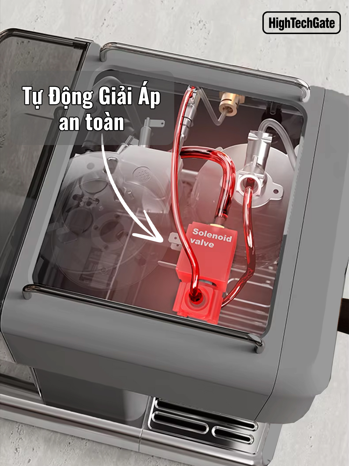 Máy Pha Cà Phê CF05 PRO – Tự Động Pha Espresso và Coldbrew, Họng 58mm, Tay Inox, Định Lượng ...