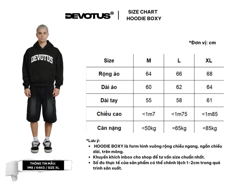 Áo khoác Hoodie TĐ form BOXY Local Brand Unisex Devotus Nỉ bông Cotton ...