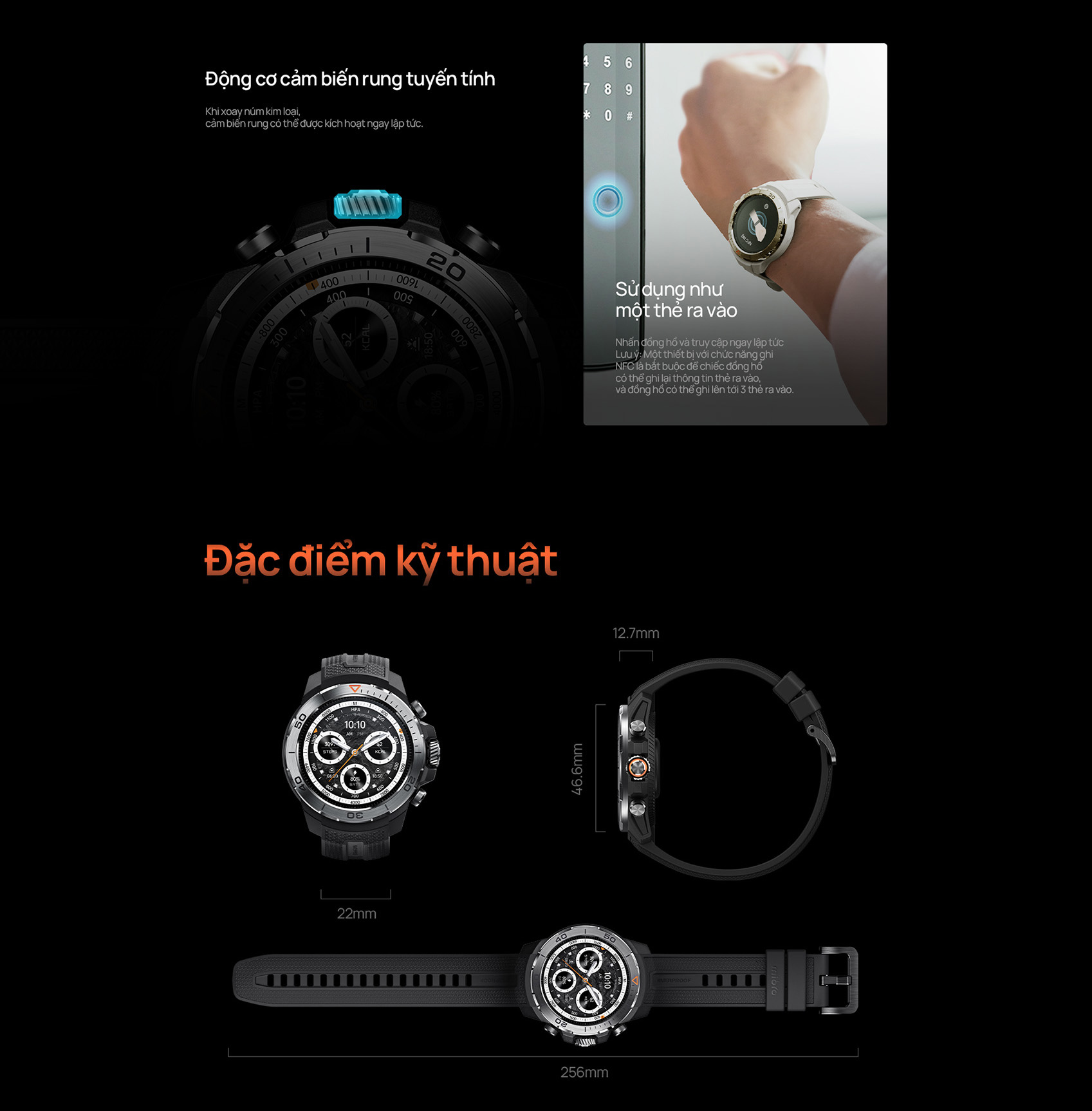 Đồng hồ thông minh nghe gọi Mibro GS Explorer XPAW017 - AMOLED HD 1 ...